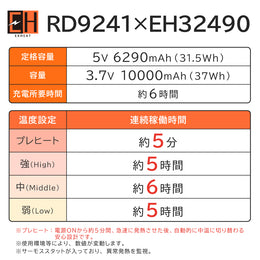 サンエス EXHEAT 防寒着 プレヒート機能搭載 【カーボンヒートベスト】 EH32490 – サンエス公式オンラインショップ